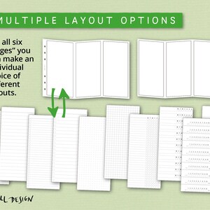 Editable Fold Out Notes. Lines, to Do, Dot Grid, Grid, Tracker, Scale 1 ...