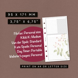 Weekly Tracker and Notes. Editable Printable List Making, Tracking and ...