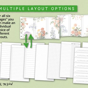 Note Paper. Editable Printable Fold Out Notes, to Do, Grid, Tracker ...