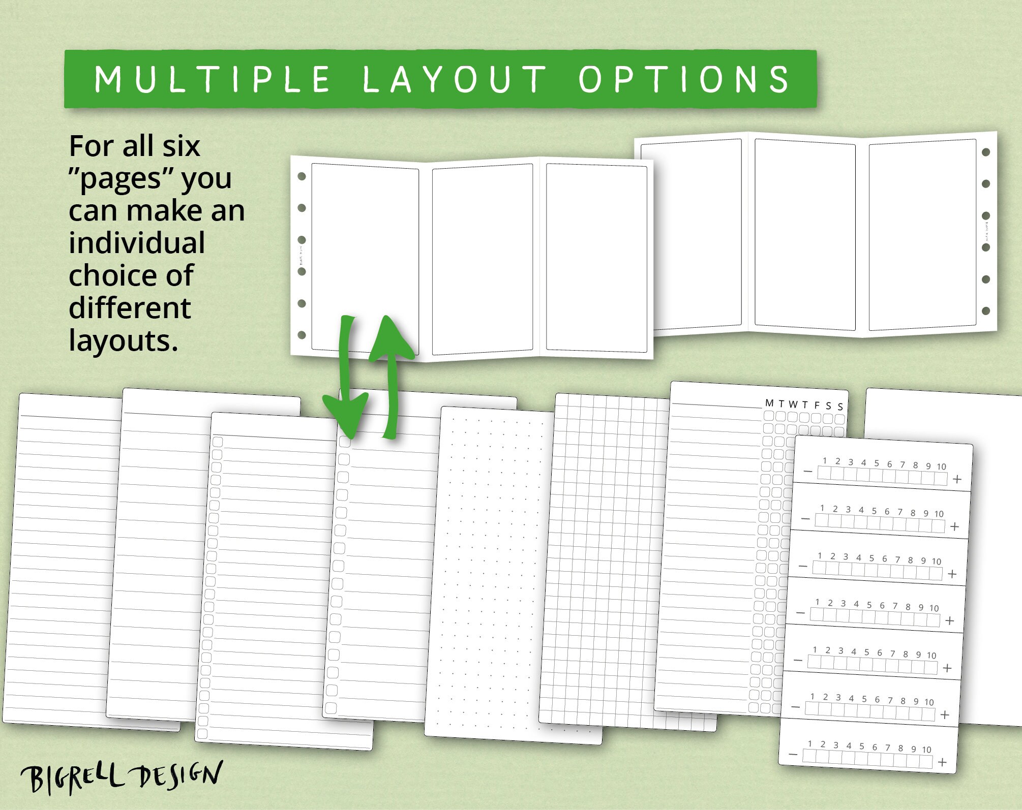Editable Fold Out Notes. Lines to Do Dot Grid Grid | Etsy
