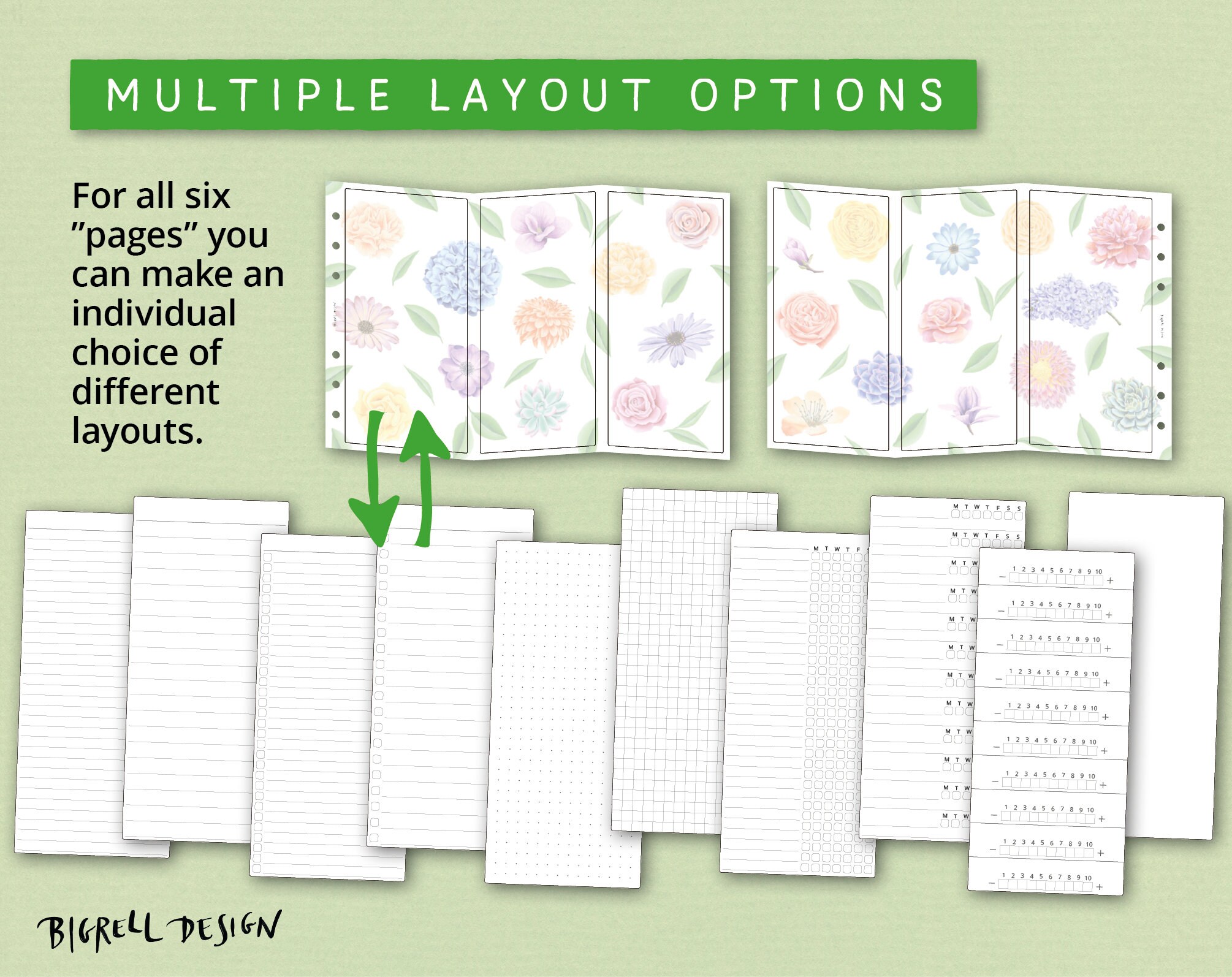 Editable Printable Note Paper. Lines, to Do, Dot Grid, Grid, Tracker ...