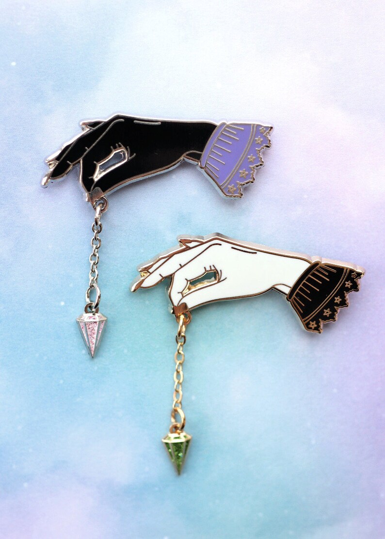 Pendulum Hand Divination Pin - Etsy