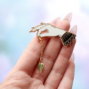 Pendulum Hand Divination Pin - Etsy
