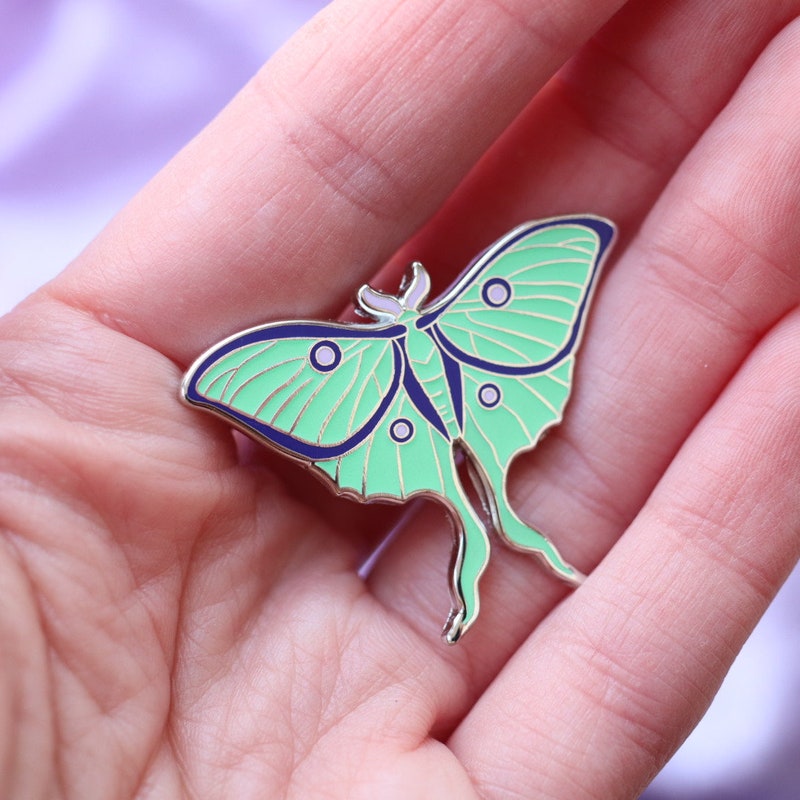 Luna Moth Pin - Etsy