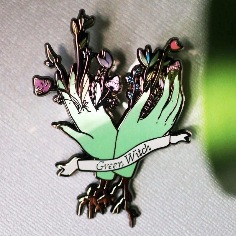 Witch Pin - Etsy