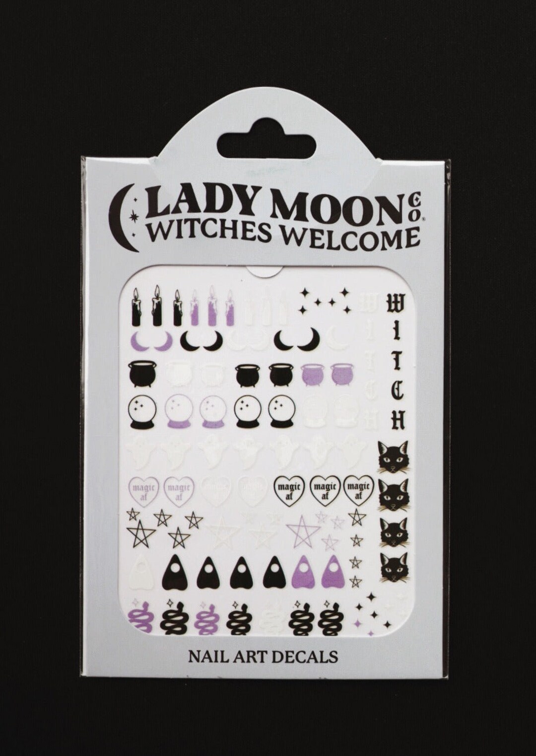 Witch Nail Art Decals - Etsy