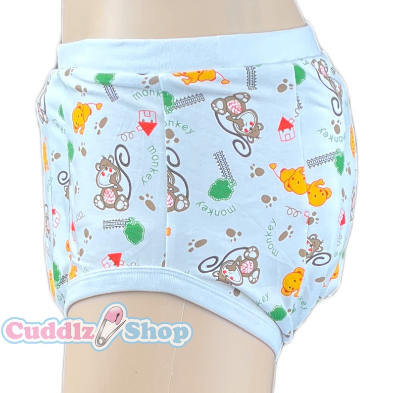 Cuddlz Little Monkey and Animal Pattern Padded Training Pants - Etsy