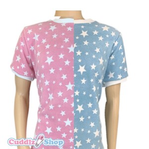 Front Fastening Cuddlz Fleece Waddle Onesie Adult Baby Bodysuit Romper ...