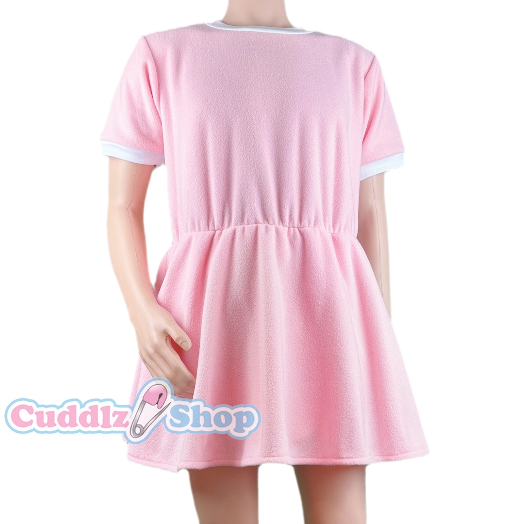 Cuddlz Fleece Skirt Onesie Locking Zip Adult Sized Bodysuit Romper ...