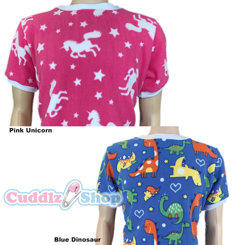 Cuddlz Fleece Footed All in One Pyjamas Sleeper - Adult Sized Bodysuit ...