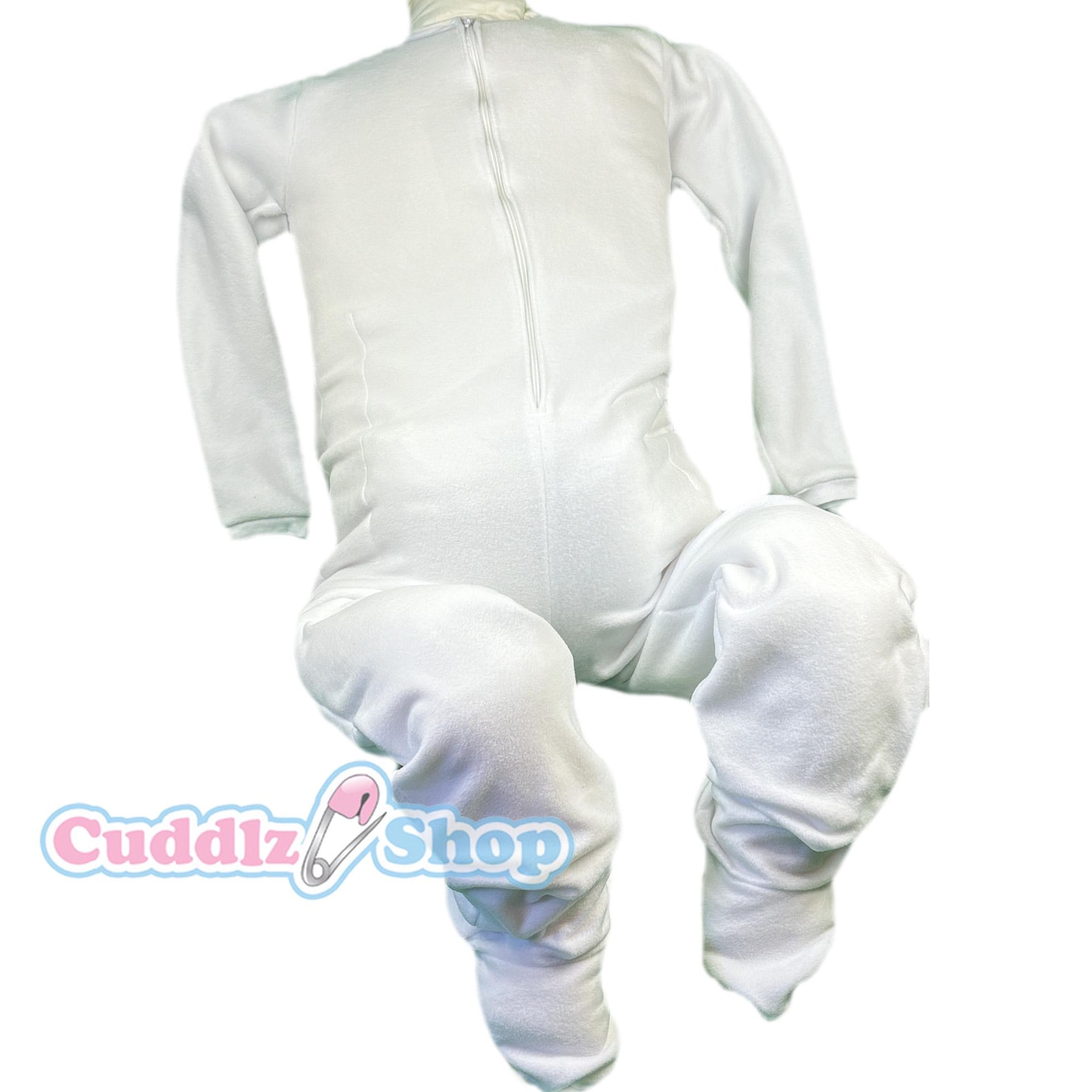 Cuddlz Fleece Footed Waddle Romper With Thick Padding and Standard Zip ...