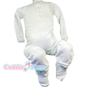 Cuddlz Fleece Footed Waddle Romper With Thick Padding and Standard Zip ...