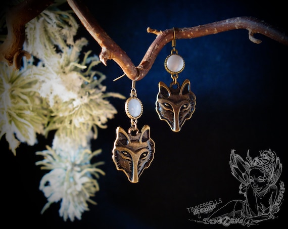 Earrings pagan wicca wiccan medieval celtic vintage victorian | Etsy