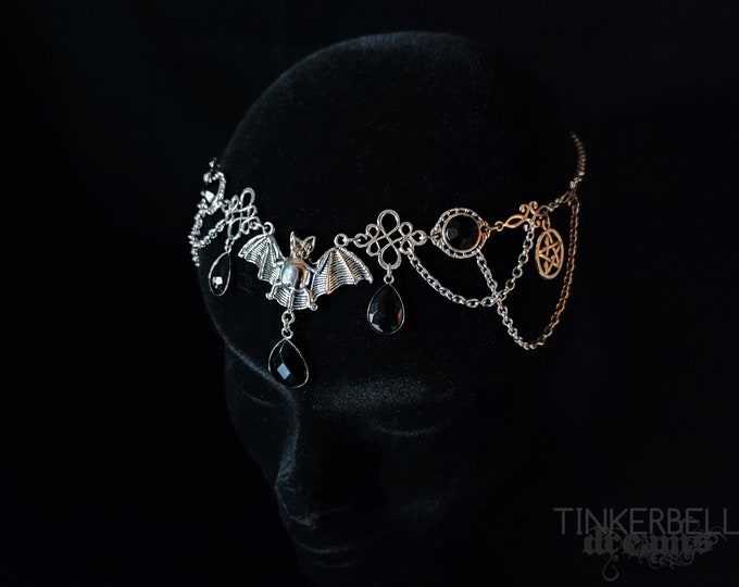 Bat Crown in Silver - Etsy