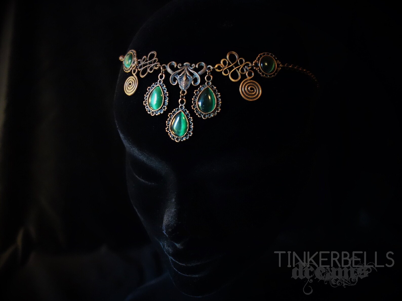 Fairy Wedding Elven Headpiece Forehead Jewelry Tiara Shooting - Etsy