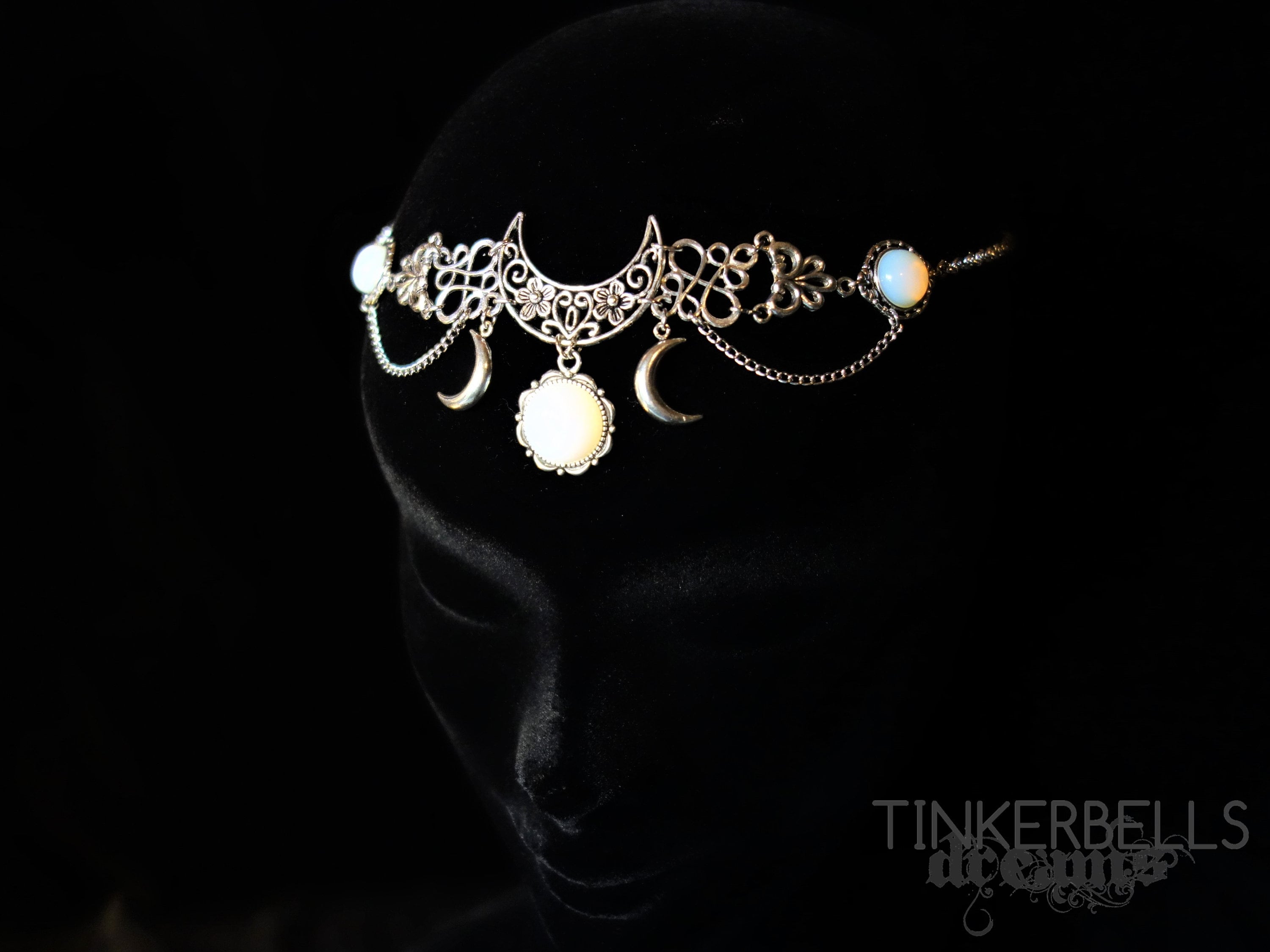 Moon Fairy Wedding Elven Headpiece Forhead Jewelry Tiara - Etsy