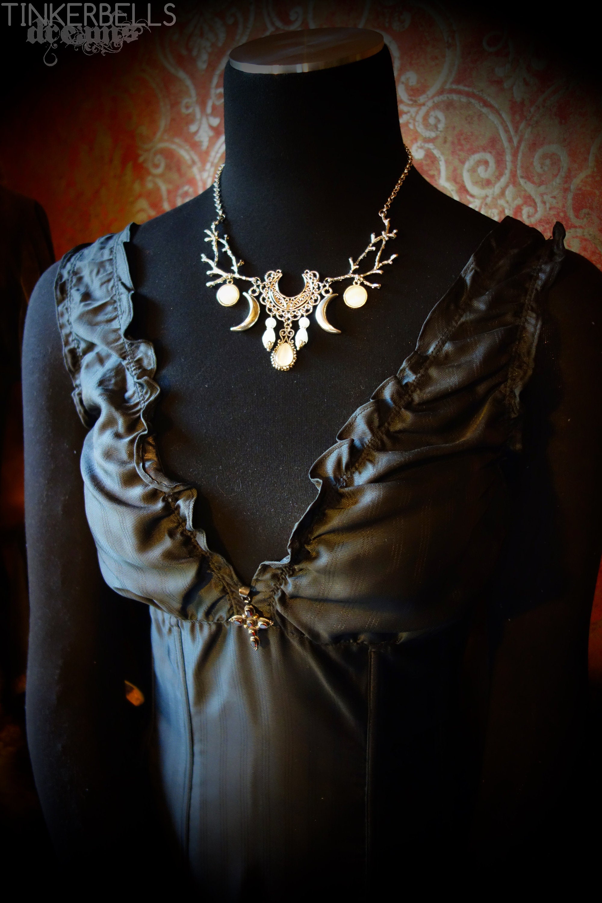 Necklace Wicca Wiccan Pagan Gothic Wiccanjewelry Antique - Etsy