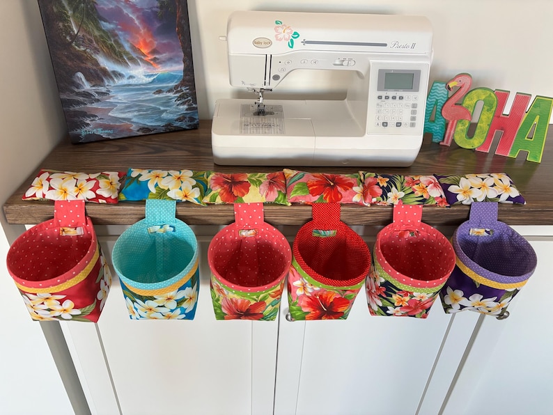 Hawaiian Fabric Thread Catcher: Sewing Pin Cushion, Aloha Studio - Etsy