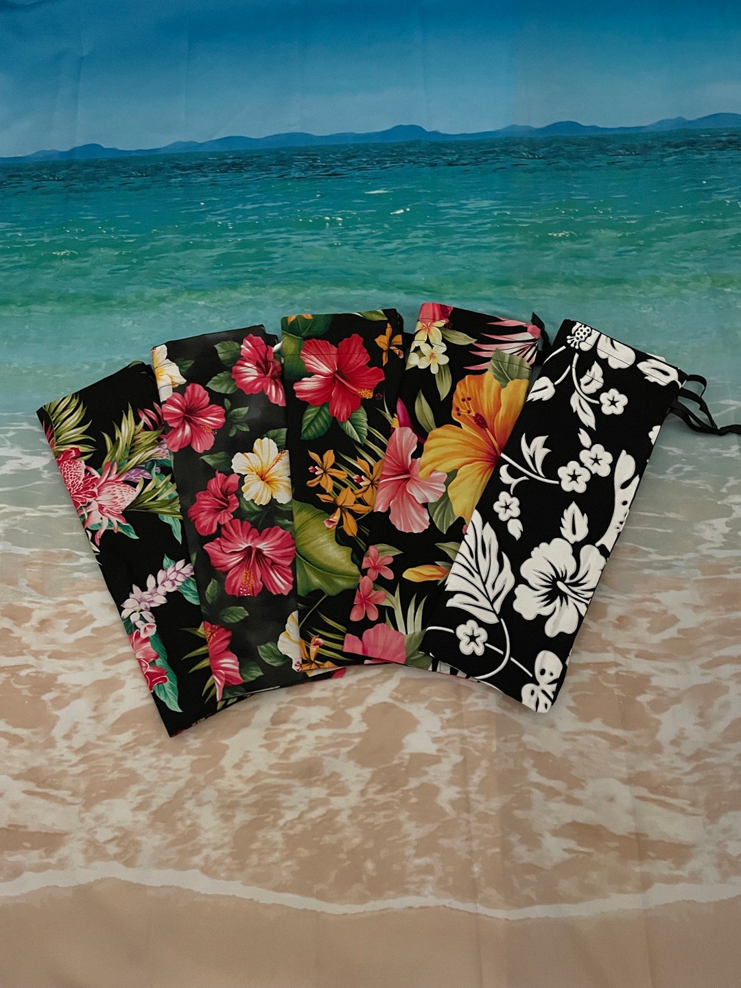 Hawaii Travel Shoe Bag Hawaiian Fabric Travel Shoe Bag Aloha Shoe Bag ...