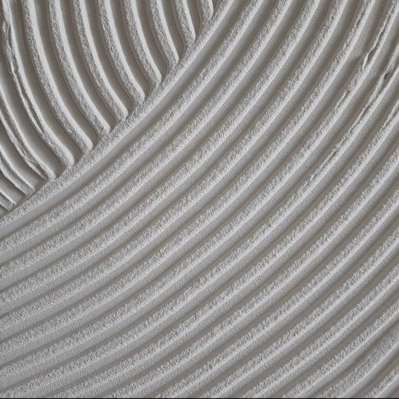 White Square 3D Texture Painting Oversize Wall Art Rich - Etsy