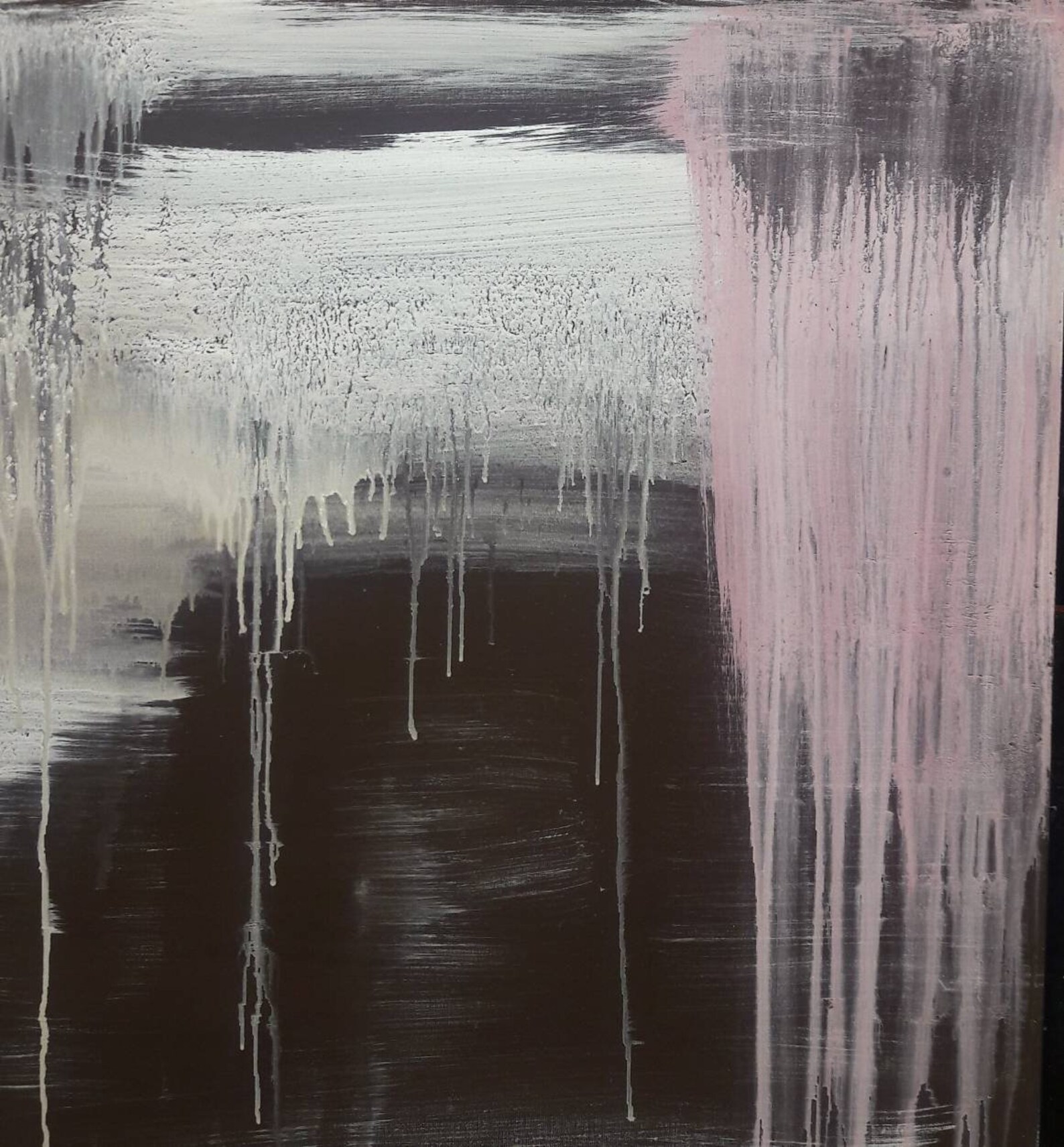 Large Painting Oversize Abstract Painting Loft Wall Art Extra | Etsy