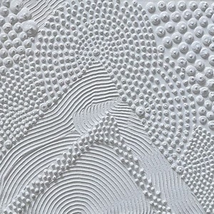 White Rich Texture Painting Oversize Wall Art Rich Texture | Etsy