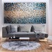 Large Painting Gold Silver Texture Abstract Living Room - Etsy