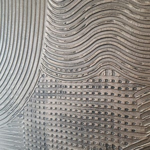 Oversized Bronze Textured Wall Art Set of 2, Modern Abstract Diptych ...