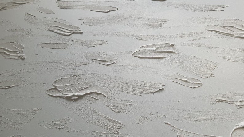 Rich White Texture Extra Large Original Art Canvas Abstract - Etsy