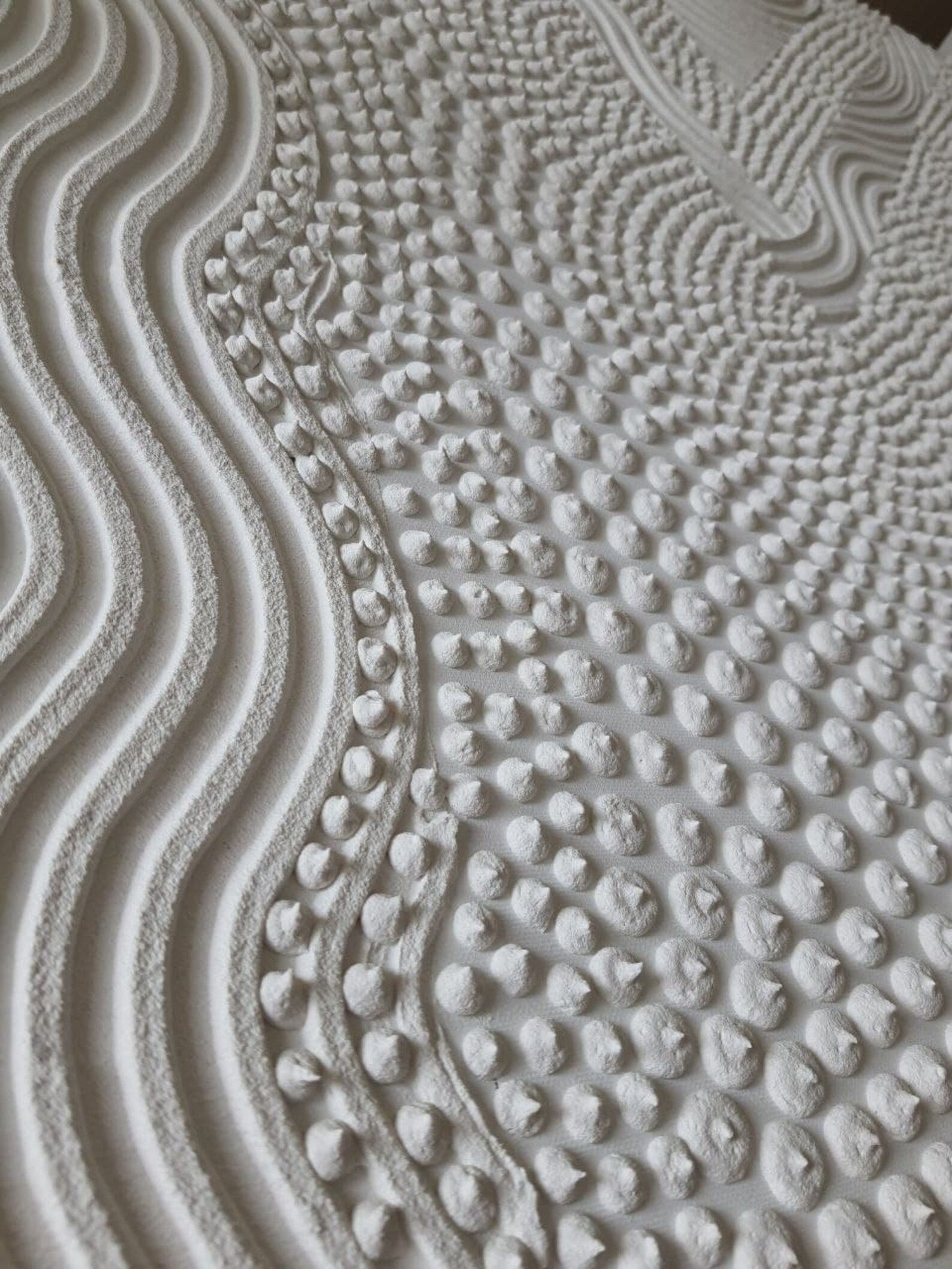 White Rich Texture Painting Oversize Wall Art Rich Texture - Etsy