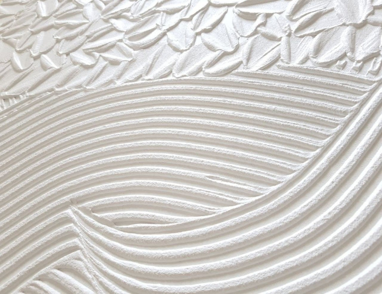 White Rich Texture Painting Oversize Wall Art Rich Texture - Etsy