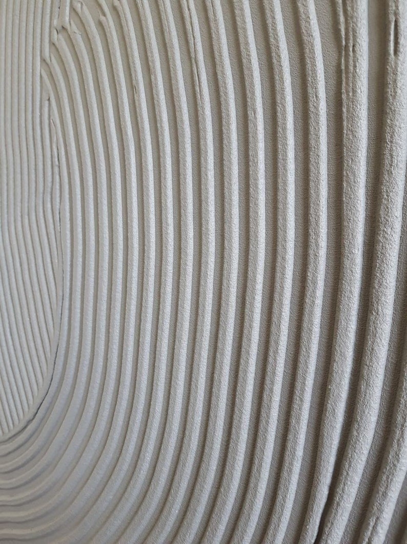 White Square 3D Texture Painting Oversize Wall Art Rich - Etsy