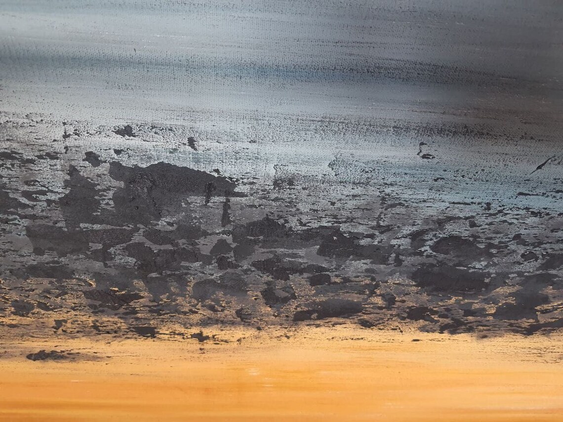 Extra Large Abstract Seascape Landscape Painting Abstract Sea | Etsy