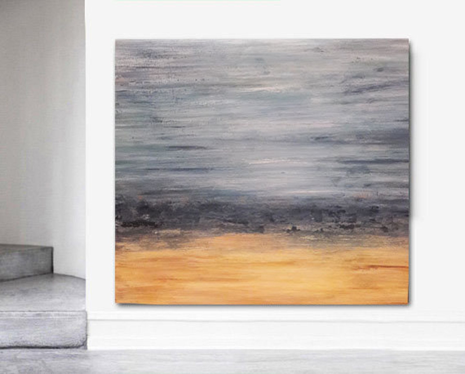 Large Painting Oversize Abstract Painting Landscape Wall Art | Etsy