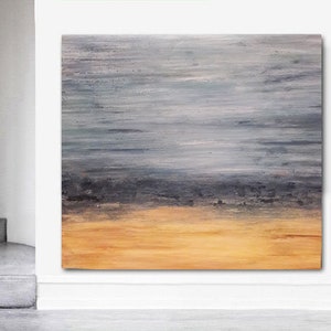Large Painting Oversize Abstract Painting Landscape Wall Art Extra ...