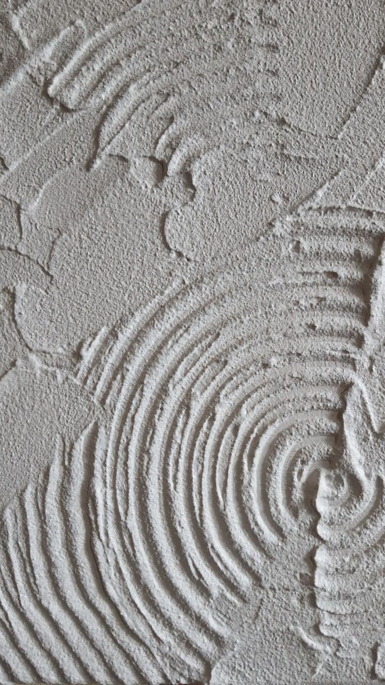 White Monochrome Rich Texture Large Painting Oversize 3D - Etsy