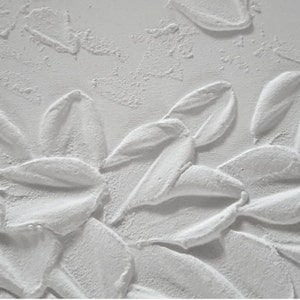 White Rich Texture Extra Large Original Art Canvas, Abstract Painting ...