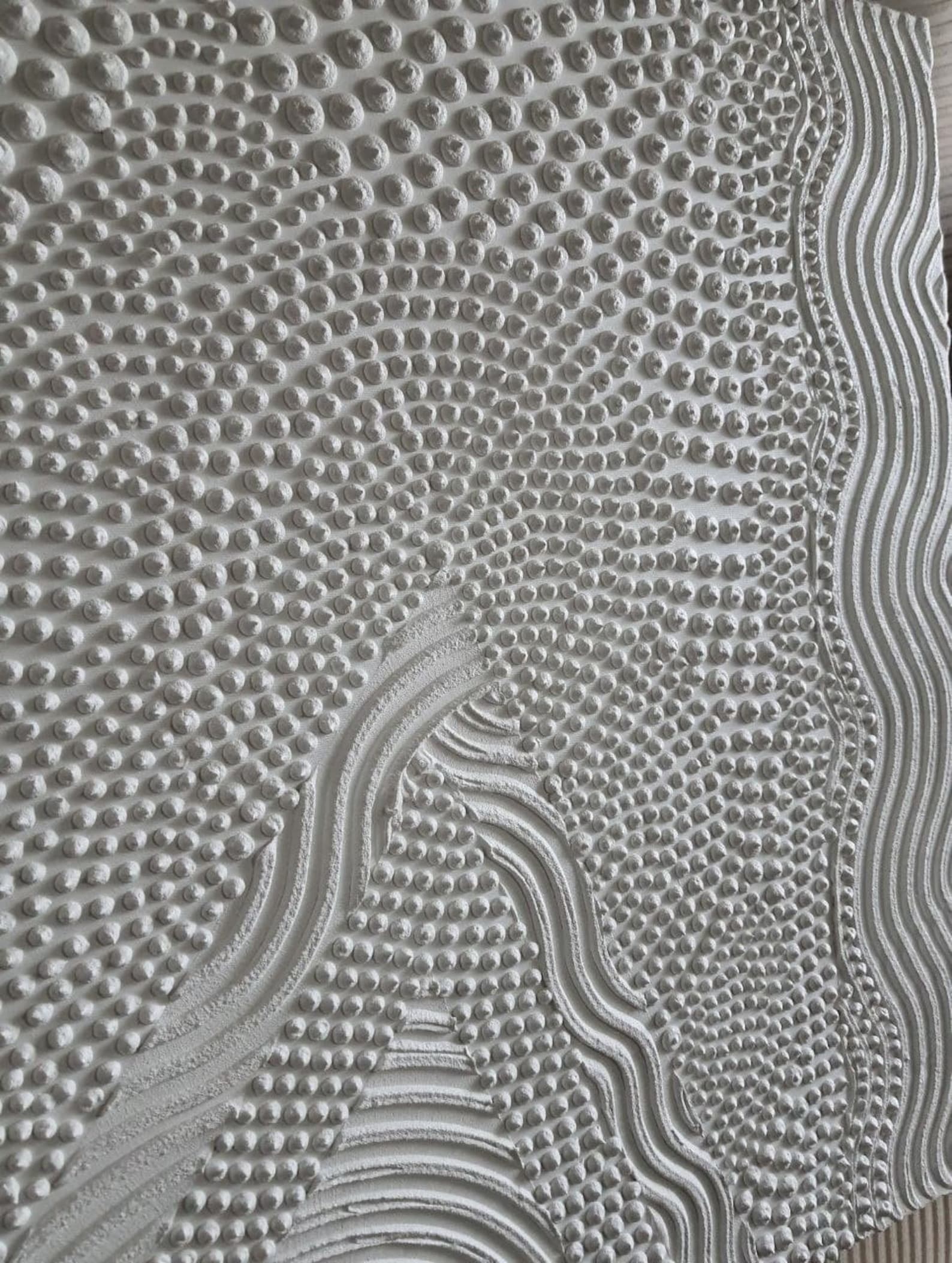 White Rich Texture Painting Oversize Wall Art Rich Texture - Etsy