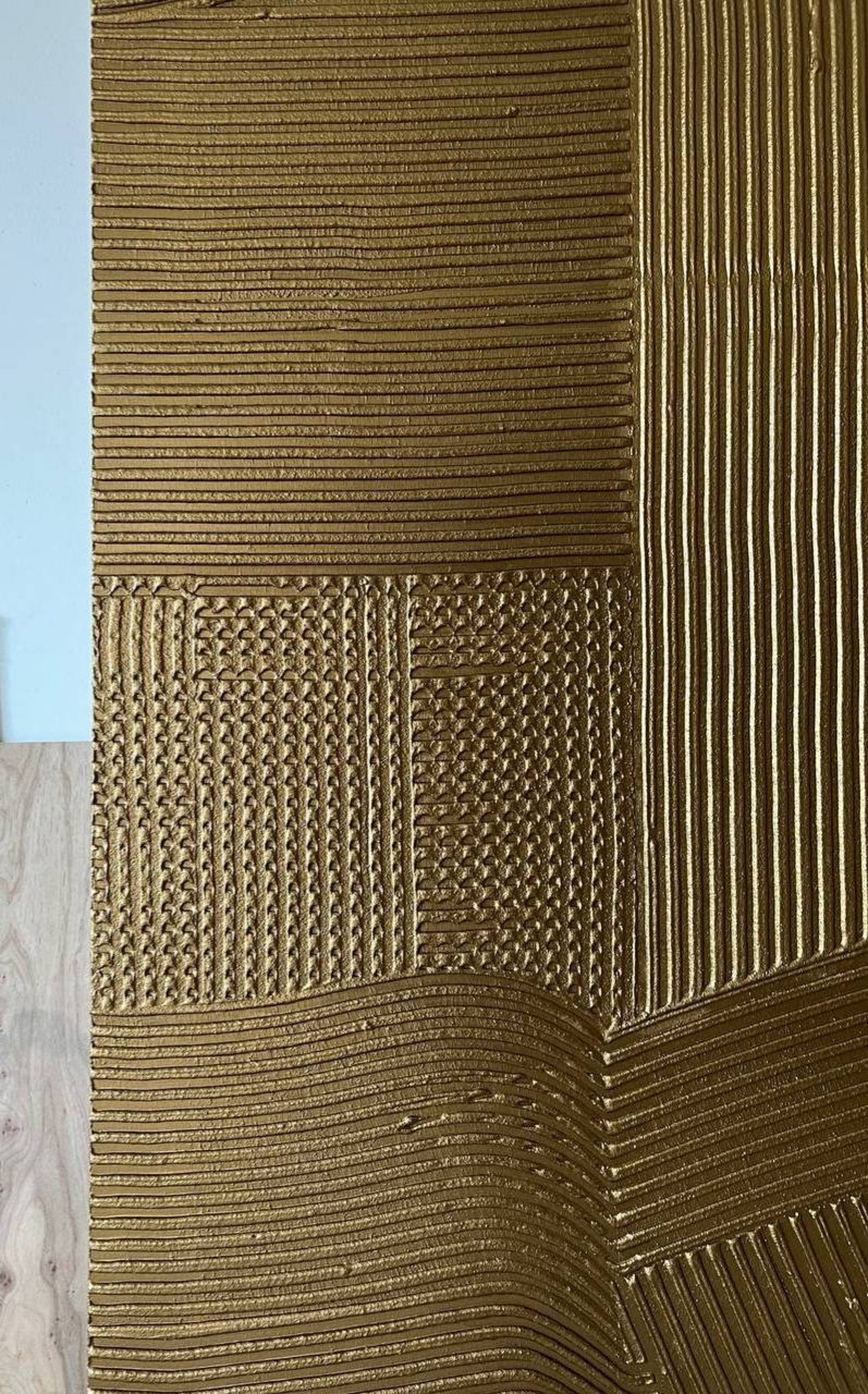 Large Painting Bronze Abstract Rich Metallic Texture - Etsy