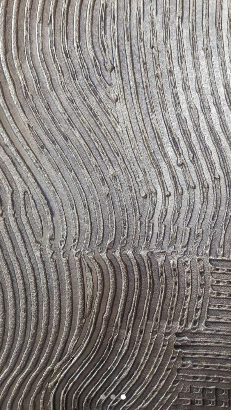 Large Bronze Painting Vintage Texture Oversize Metallic - Etsy