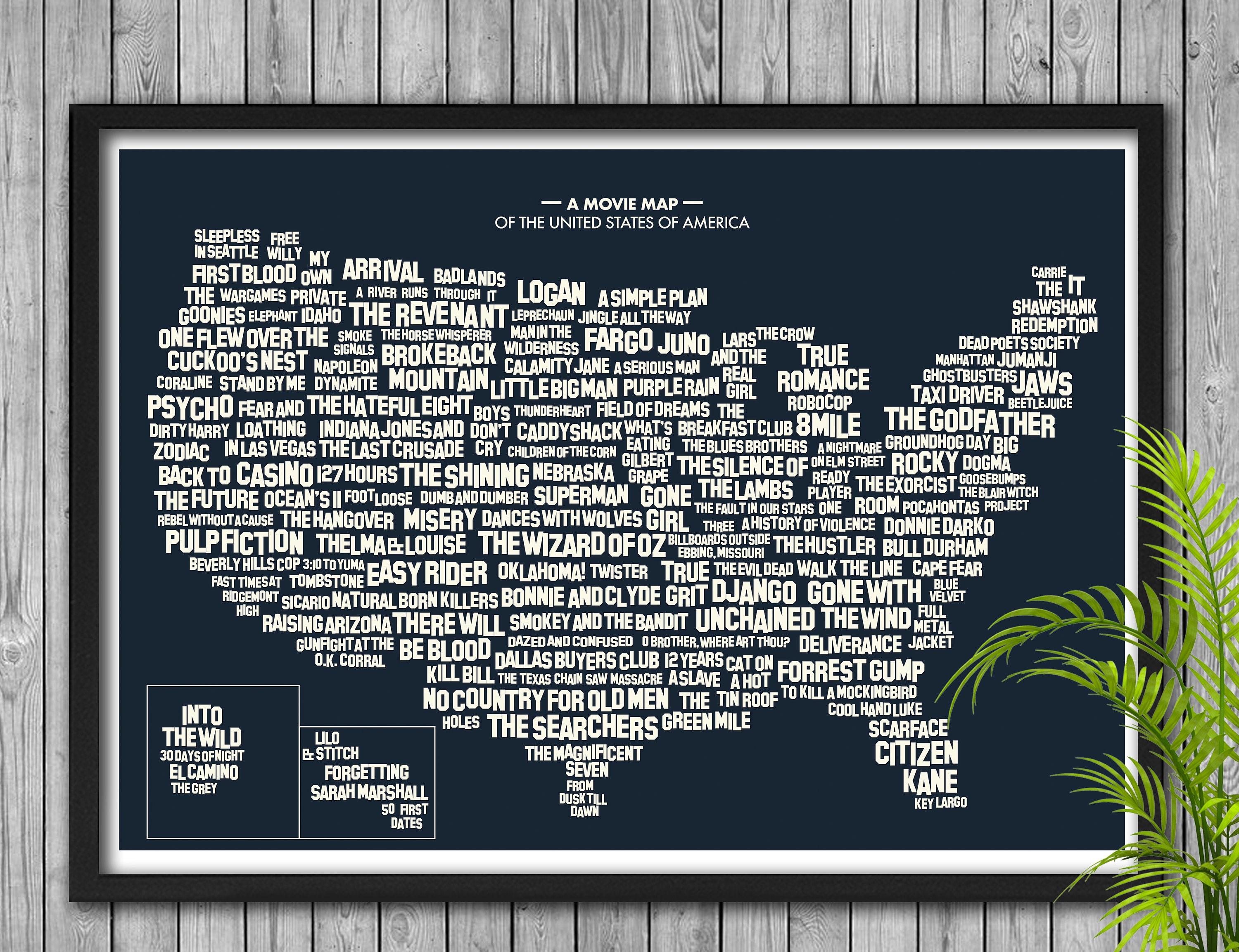 Movie Map Poster