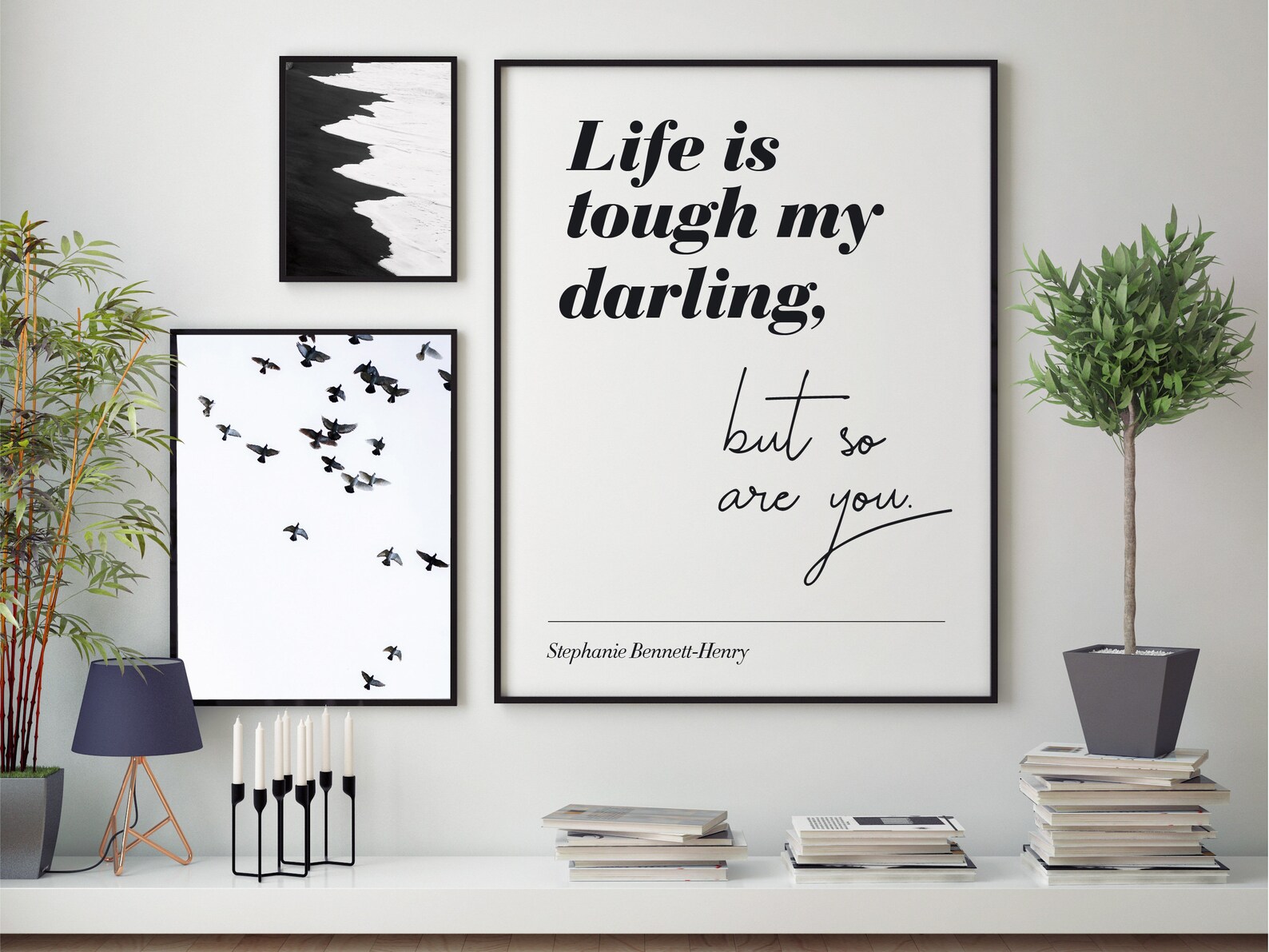 Life is Tough My Darling but so Are You Wall Art Printable - Etsy
