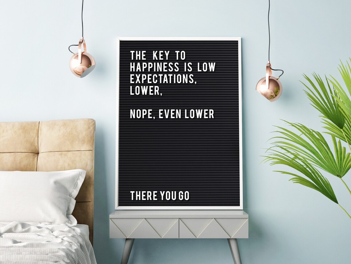 The Key to Happiness Wall Art Printable Digital Download - Etsy