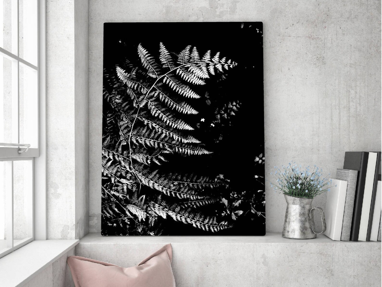 Fern Leaf Print, Wall Art, Printable, Digital Download, Botanical Art ...