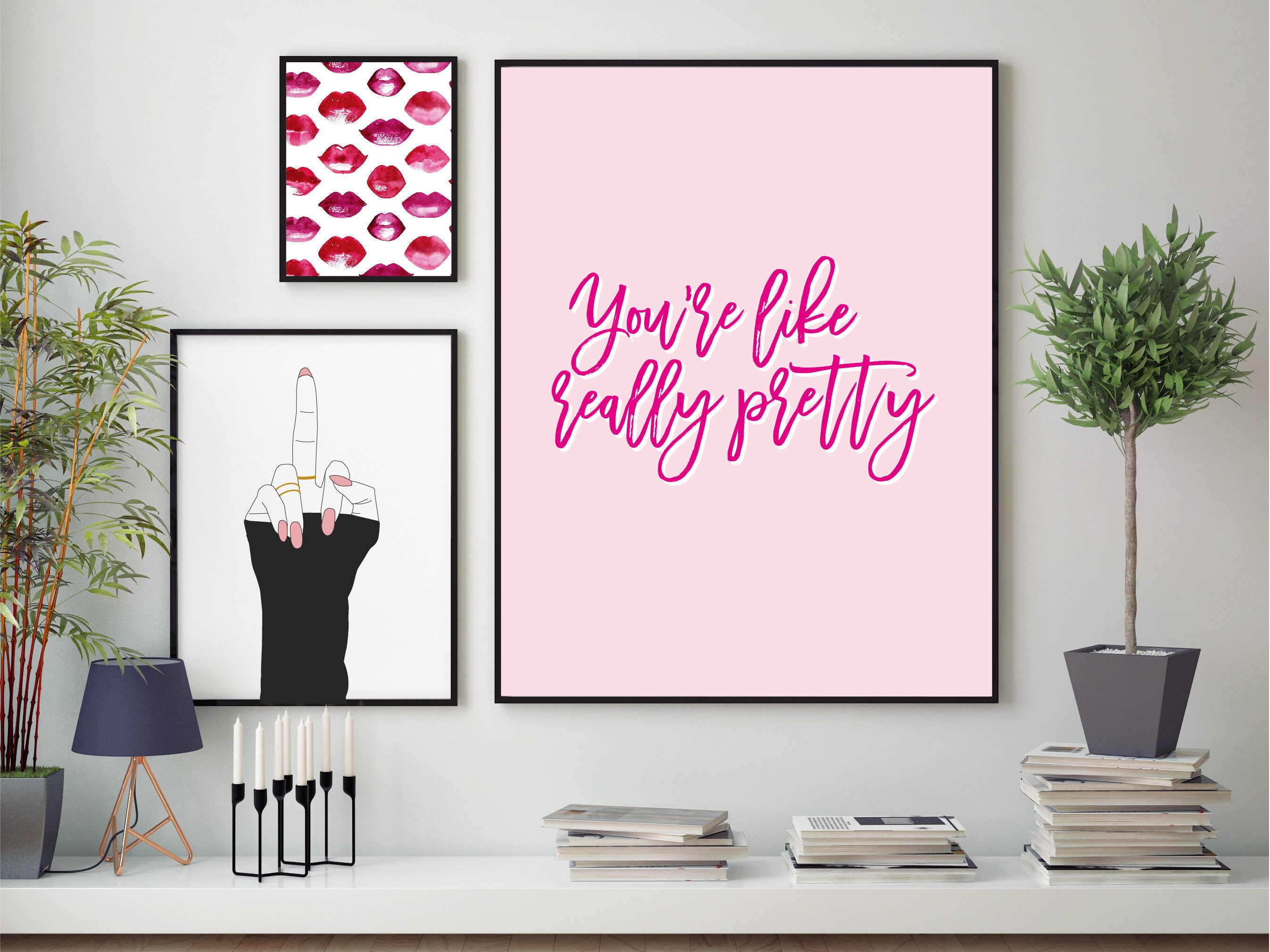 Youre Like Really Pretty Mean Girls Quote Digital Etsy