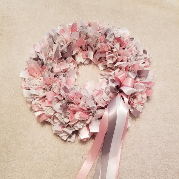 Rag Wreath - Etsy