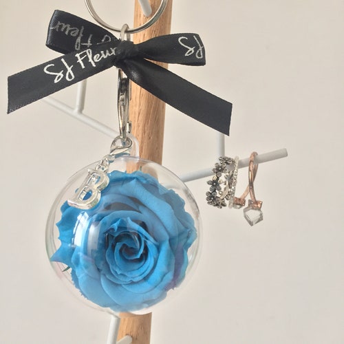 Timeless Rose Keychain Yellow - Etsy