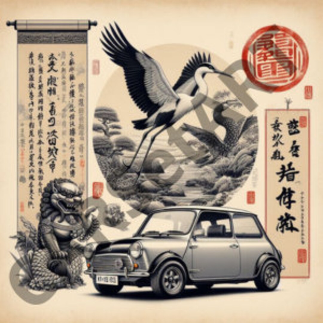 1 Png Mini Cooper, Digital Download, Digital Art Print, Classic Mini ...