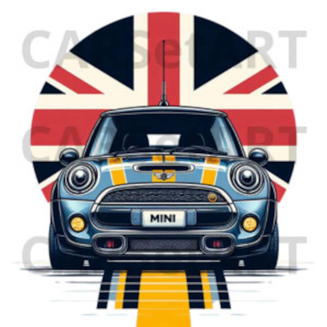 Pack 4 Mini Cooper, Digital Download, Digital Art Print, Classic Mini ...