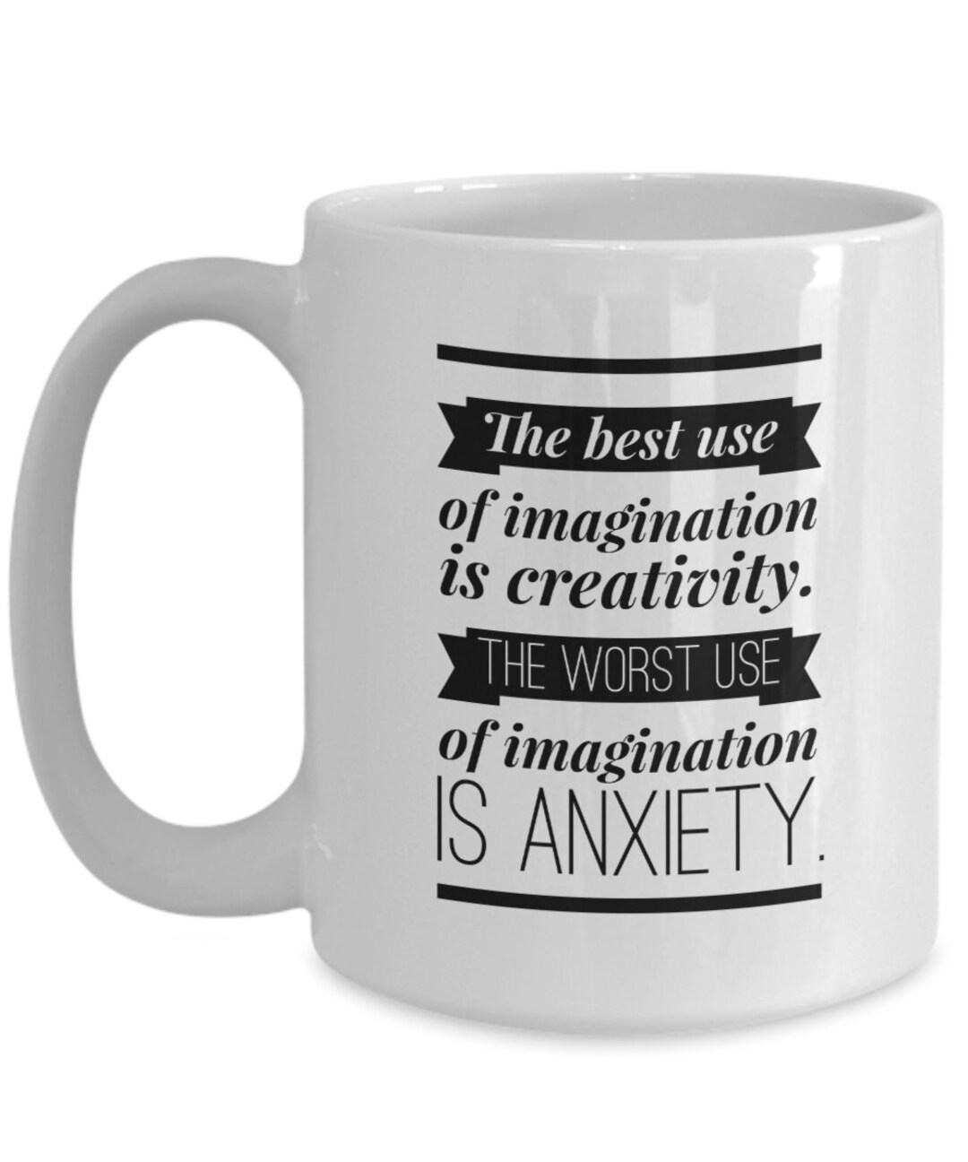 Anxiety Mug: Creativity Vs. Worry Coffee Cup - Etsy